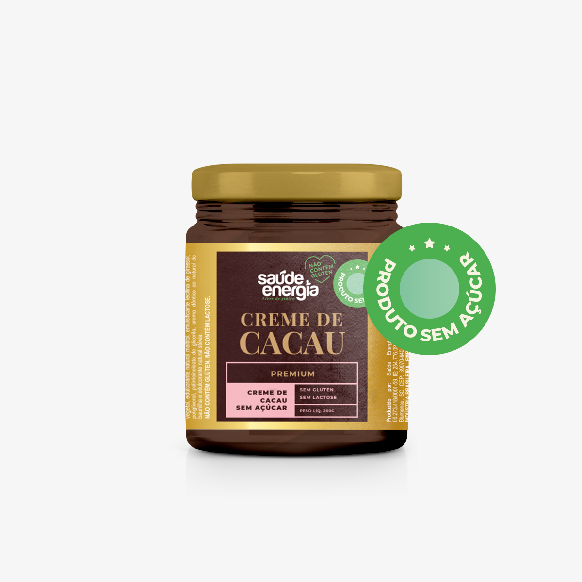 Creme de cacau sem gluten - Produtos Saudáveis | Saude Energia